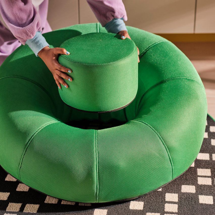 IKEA launches inflatable chair at Milan design week