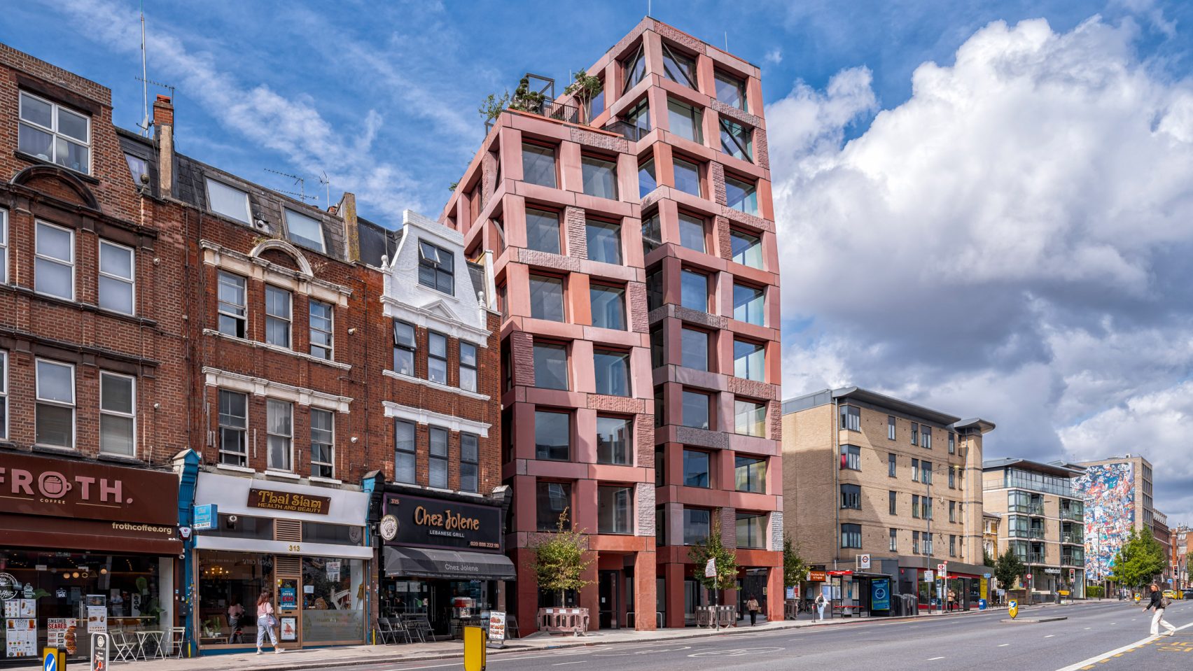 This week we revealed a stone high rise in London
